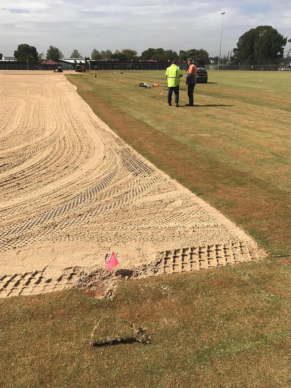 What is a sand carpet profile?